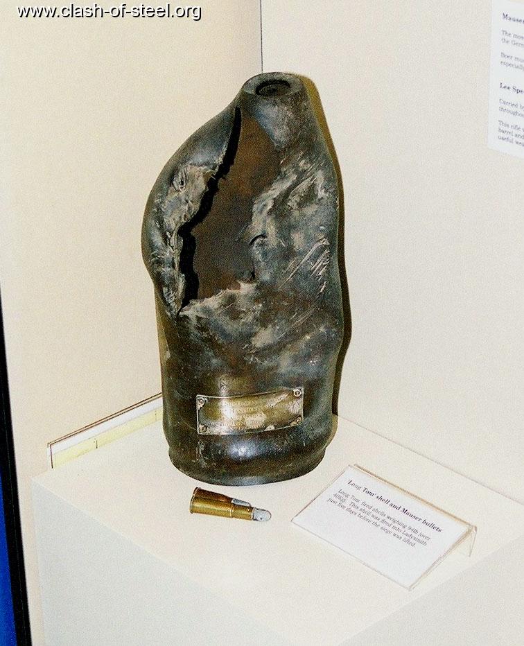 Clash of Steel, Image gallery - Boer 'Long Tom' shell.