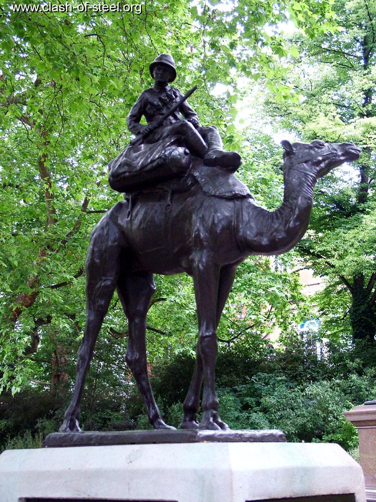 Clash of Steel, Image gallery - The Imperial Camel Corps Monument, London