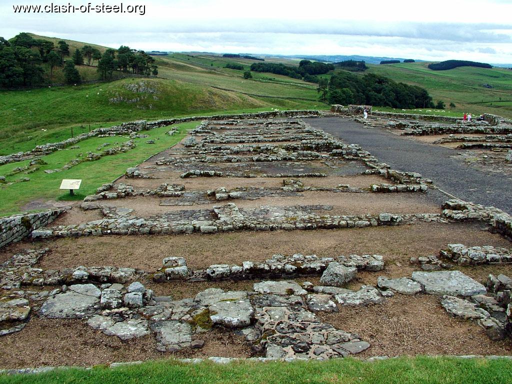 Clash of Steel, Image gallery - Housteads Roman Fort - Barrack blocks